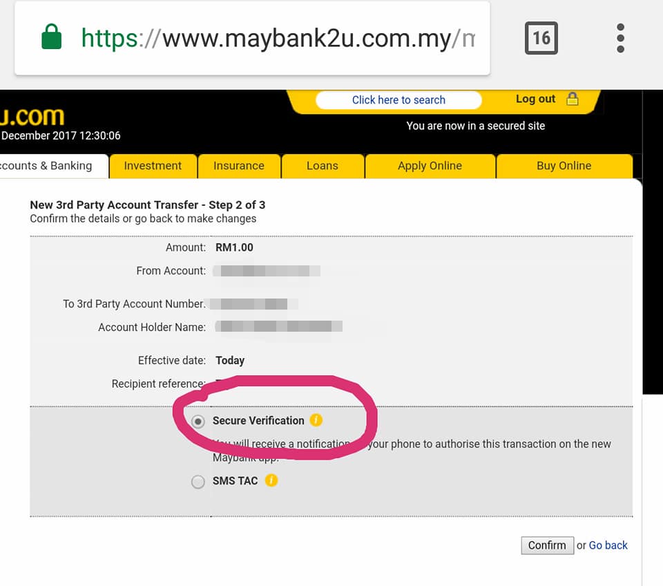 Panduan Cara Transfer Maybank2u Tanpa TAC Number • Portal Kini