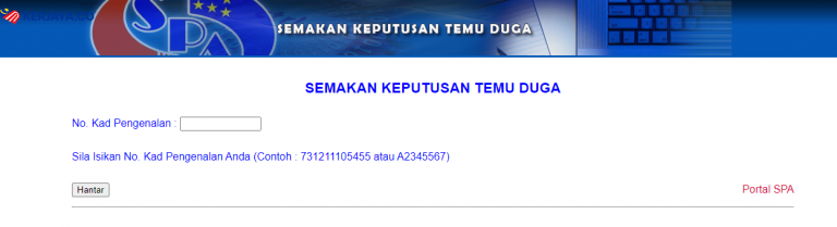 Temuduga SPA : Rujuk Cara Susun Dokumen Dan Cara-Cara Lengkapkan MyResume