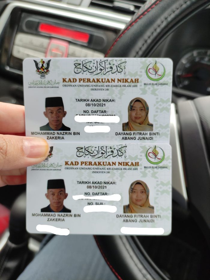 Cara Mohon Perakuan Kad Nikah Sarawak. Klik Je Secara Online, Tahu-Tahu ...