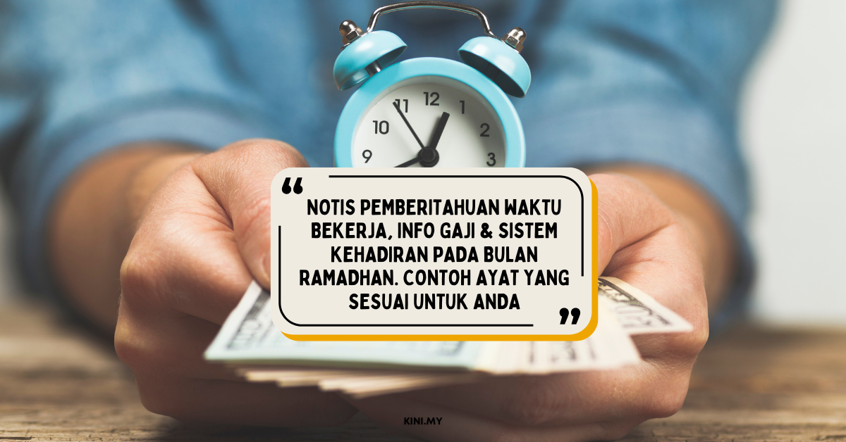 Notis Pemberitahuan Waktu Bekerja, Info Gaji & Sistem Kehadiran Pada ...
